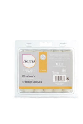 Harris Seriously Good 4" Rollers Sleeves 10 Pack