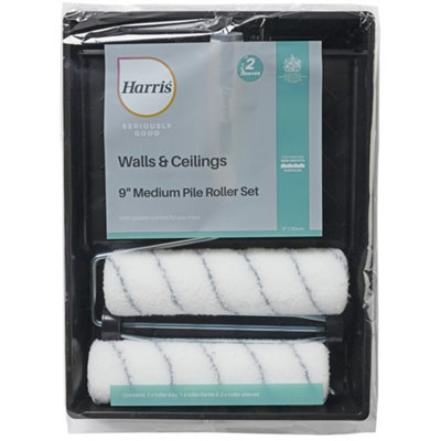 HARRIS Seriously Good Walls & Ceilings Twin Medium Pile Roller Set 9 ...
