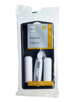 Harris Seriously Good Woodwork Gloss Paint Roller Set 4