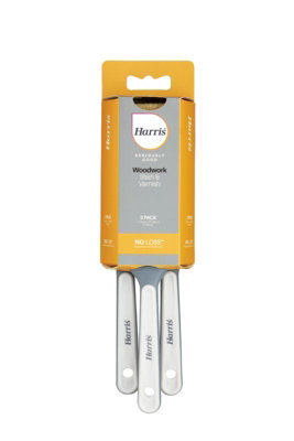 Harris Seriously Good Woodwork Paint Brushes 3 Pack