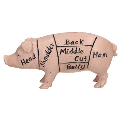 Buy Harrisons Hams Pig Hog Butchers Money Bank Box Cast Iron Coin ...