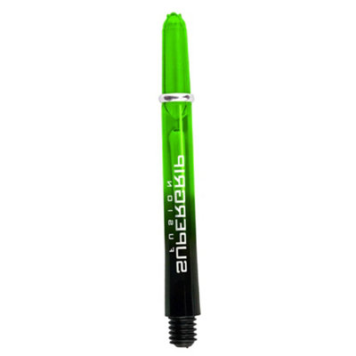 Harrows Supergrip Fusion Dart Stem (Pack Of 3) Black/Green (M)