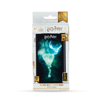 HARRY POTTER 10,000 MAH LIGHT-UP POWER BANK - PATRONUS