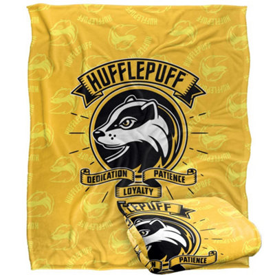 Harry Potter Dedication, Patience, Loyalty Hufflepuff Blanket ...