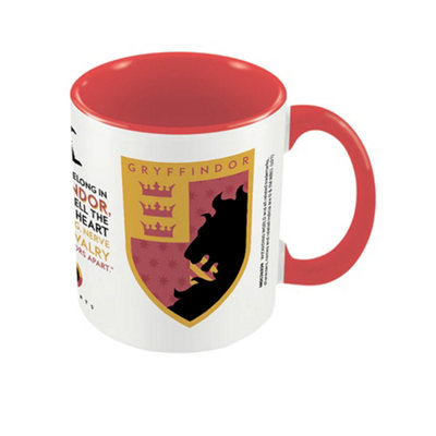 Harry Potter Gryffindor House Pride Inner Two Tone Mug Pink/White ...
