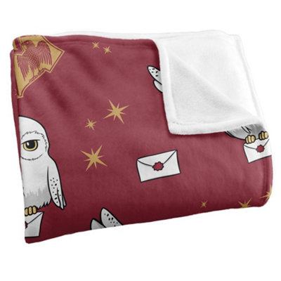 Harry Potter Letter Hedwig Blanket Multicoloured (One Size)