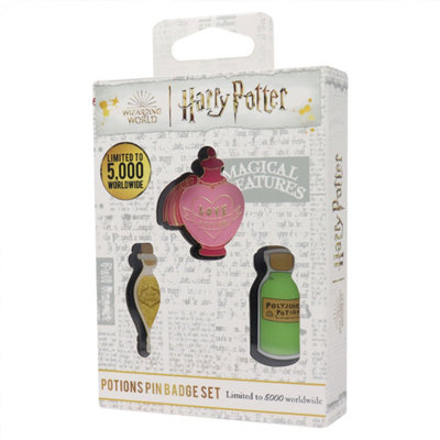 Buy Harry Potter Limited Edition Potions Triple Pin Badge Set | DIY at B&Q