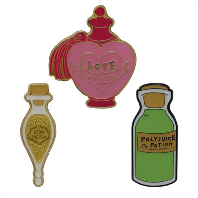 Buy Harry Potter Limited Edition Potions Triple Pin Badge Set | DIY at B&Q