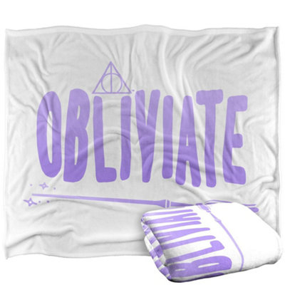 Harry Potter Obliviate Wand Blanket Multicoloured (One Size)