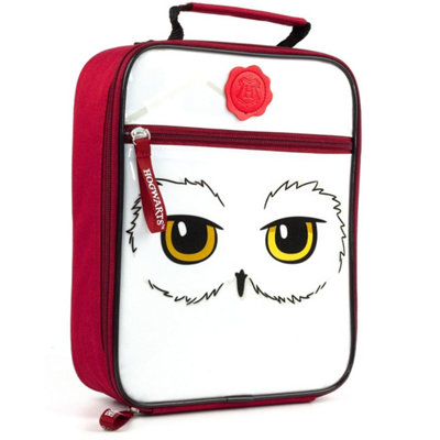 Harry Potter Owl Hedwig Lunch Bag White/Red (One Size)