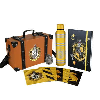 Harry Potter Premium Hufflepuff Crest Gift Set Yellow/Black (One Size)