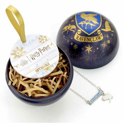 Harry Potter Ravenclaw Christmas Bauble Blue/Gold (One Size)