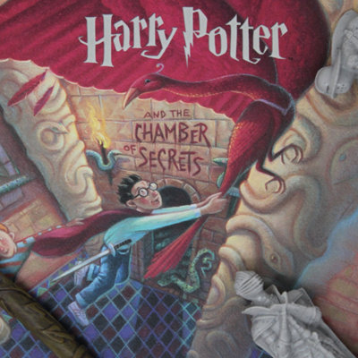 Harry Potter & the Chamber of Secrets Book Cover Artwork Limited ...