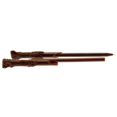 Harry Potter Wand Pen & Pencil Set Brown (One Size)