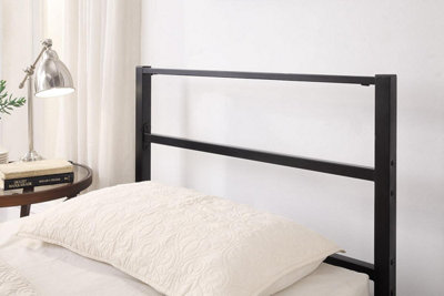 Hartfield Black Metal Small Double Bed Frame 4ft