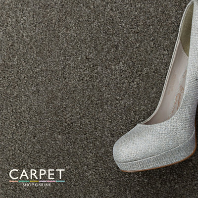 Harvest Twist Brown Action Back Carpet Sample 10cm x 10cm