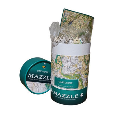 Harvey Dartmoor Mazzle Map Jigsaw Puzzle 1000pcs