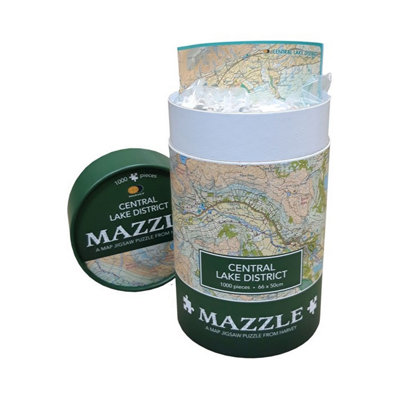 Harvey Lake District Mazzle Map Jigsaw Puzzle 1000pcs