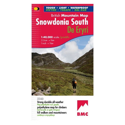 Harvey Maps British Mountain Map - Snowdonia South De Eryri