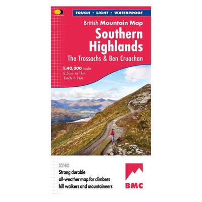 Harvey Maps British Mountain Map - The Trossachs & Ben Cruachan