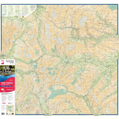 HARVEY MAPS BRITISH MOUNTAIN MAP - YORKSHIRE DALES