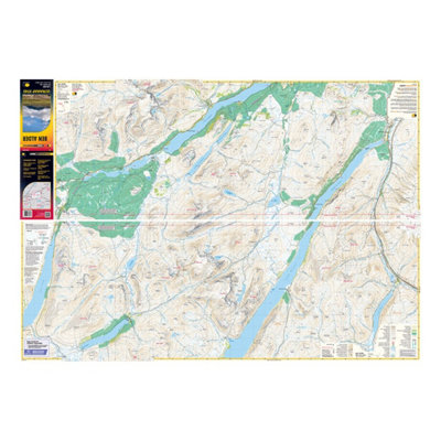 Harvey Ultramap Pocket Size Map Ben Alder XT40