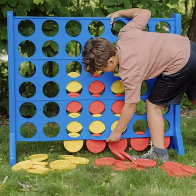 Hasbro Giant Connect 4 Game Jumbo Outdoor Yard Game for Kids & Adults ...