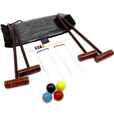 Hatford Croquet Set - Complete Beginners Croquet Set | DIY at B&Q