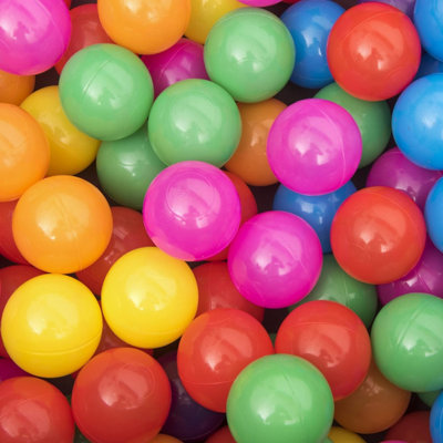 HAUSOWN Playballs, Crush-Proof, Colourful, Non-Toxic, BPA-Free, Smooth ...