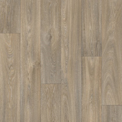 Havanna Brown Oak Effect Vinyl Flooring 2m x 2m (4m2)