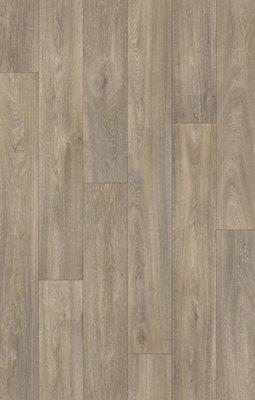 Havanna Brown Oak Effect Vinyl Flooring 5m x 4m (20m2) | DIY at B&Q