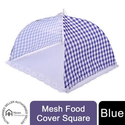 Haven Mesh Food Cover Square - Blue