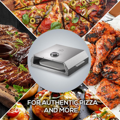 Haven Multi-Purpose Barbeque Mini Pizza Oven with Built in Thermometer