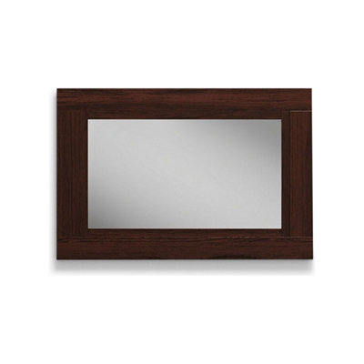 Buy Hawthorn Dark Acacia Wall Mirror at B&Q