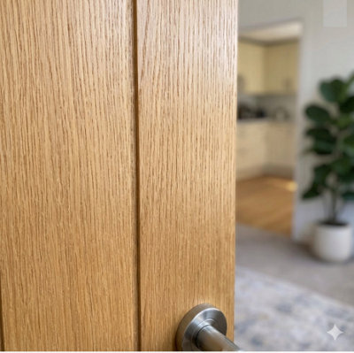 Hawthorne Wiltshire Internal Prefinished Oak Veneer Fire Door with ...