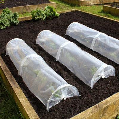 Haxnicks 3 x Easy Seedling Tunnels For Sowing and Germinating Seeds L80cm