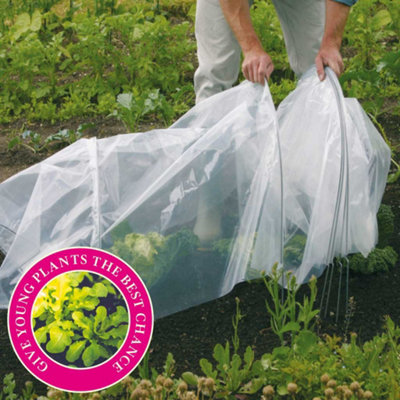 Haxnicks High Quality Giant Easy Poly Tunnel Plant Protection Cloche