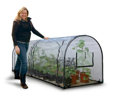 Haxnicks Polythene Grower Frame Cover 3m x 1m x 1m Heavy-Duty Clear ...