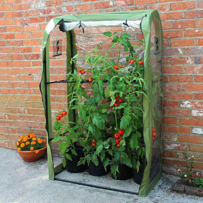 Haxnicks Tomato Crop Booster Frame Cover Clear PVC Mini Greenhouse ...