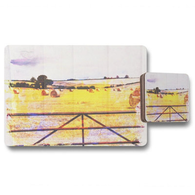 Hay bale (Placemat & Coaster Set) / Default Title