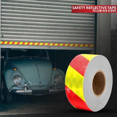 Hazard Warning Reflective Safety Tape Yellow High Intensity Tape for ...