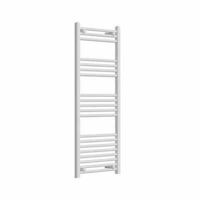 Haze White Straight Ladder Heated Towel Rail (H)1200x(W)500