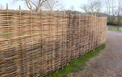 Hazel Hurdle Fence Panel Premium Woven Wattle Weave 6ft x 3ft
