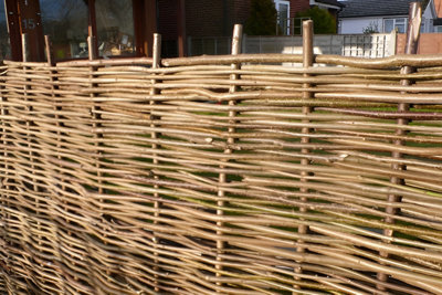 Hazel Hurdle Fence Panel Premium Woven Wattle Weave 6ft x 4ft 6in