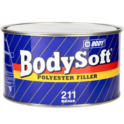 HB BODY Bodysoft 2k Polyester Filler Fast Drying Wood Metal Surfaces ...