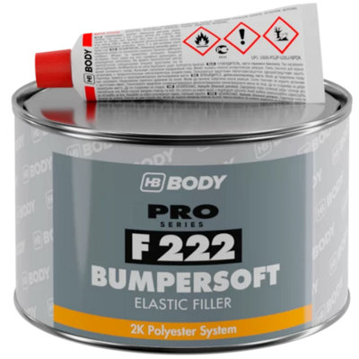 HB BODY F222 Bumpersoft Elastic Filler 2k Polyester System Bumpers ...