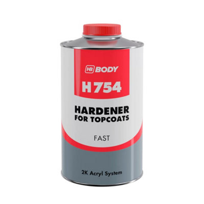 HB BODY Hardener for Topcoats H754 Fast 2k Acrylic Paint System Clear ...