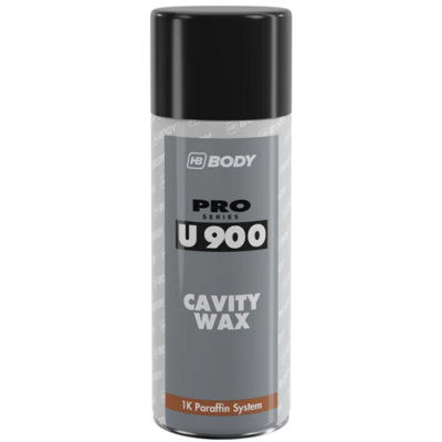 HB BODY U900 Cavity Wax Oil Spray 1k Paraffin Exterior Interior Brown 400ml