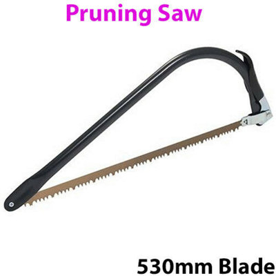HCS 530mm Bladed Pruning Wood Saw Raker Tooth Set Gardening Tree Bush ...