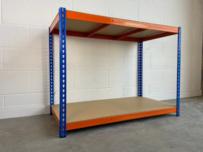 HD Workbench 900h x 1200w x 600d mm 300kg Max Weight per Shelf 2 Levels ...